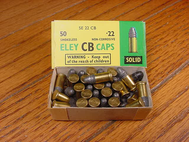 Partial Box Of Eley Cb Caps Lead Solid Point .22 Cb For Sale at ...