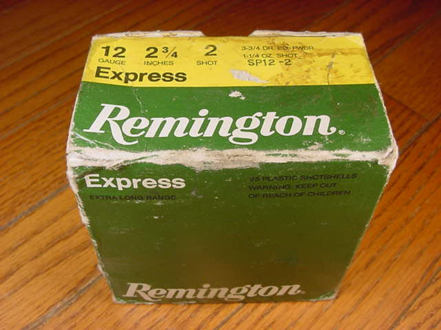 Box of Remington Express Power Piston Extra Long Range 12 Gauge Number ...