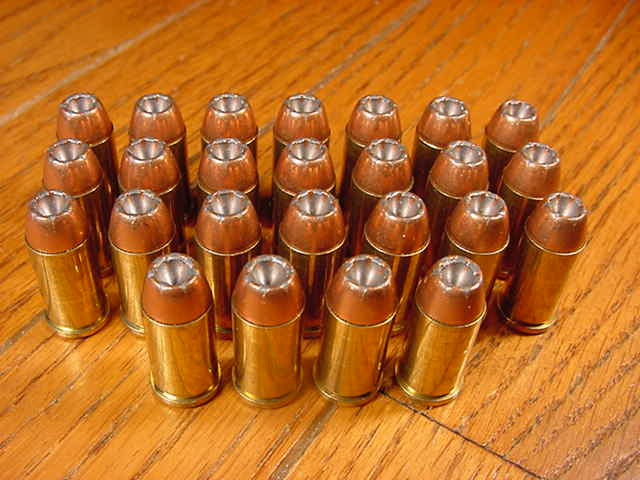 25 Rounds Of Reloaded .45 Auto Rim Jacketed Hollow Point .45 Auto Rim ...