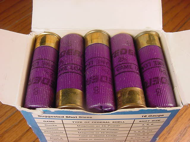 Box Of Federal Game Load 16 Gauge Number 8 Shot 16 Ga For Sale at ...