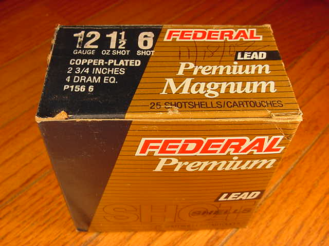 Partial Box Of Federal Premium Magnum 12 Gauge Number 6 Shot 12 Ga For ...