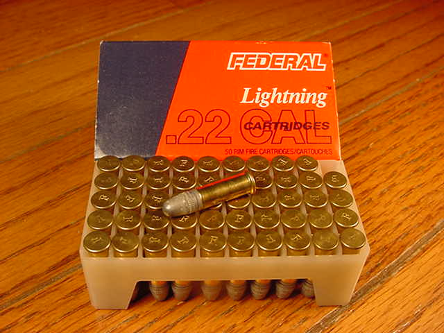 Box Of Federal Lightning .22 Long Rifle Lead Solid Point .22 Lr For ...