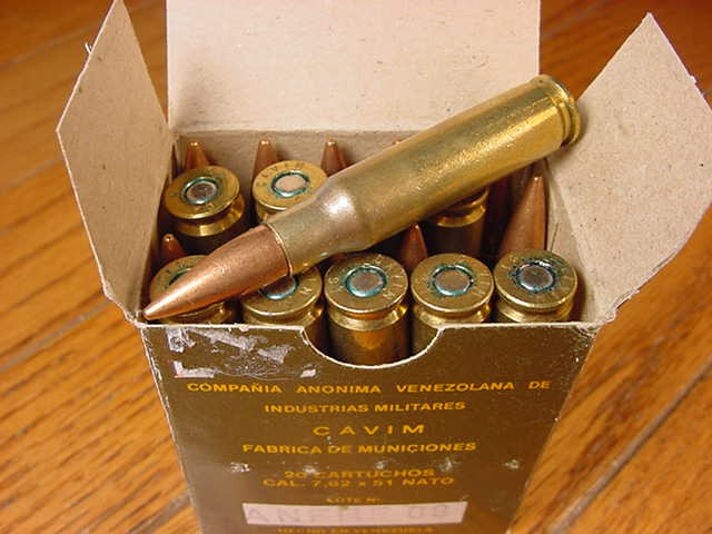 Box Of Cavim Nato 7.62x51mm/.308 Win. Full Metal Jacket .308 Win. For ...