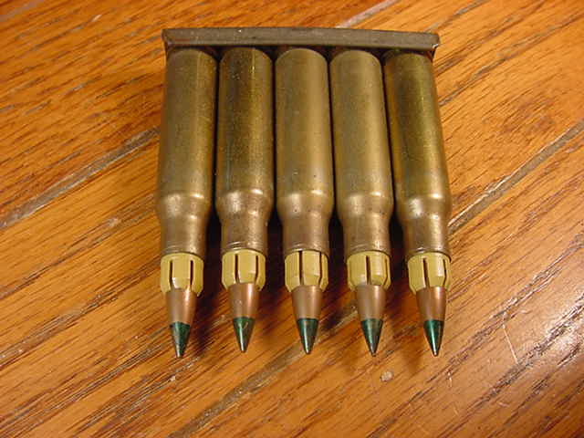 5 Rounds of Reloaded .308 Win. Sabot .224 Full Metal Jacket 17151427 ...