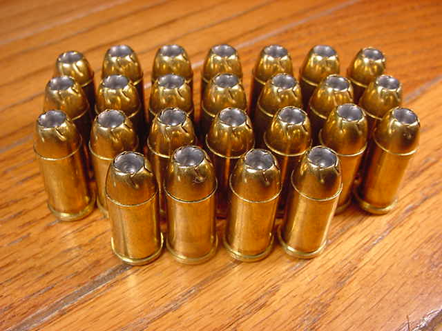 25 Rounds Of Reloaded .45 Auto Rim Jacketed Hollow Point .45 Auto Rim ...