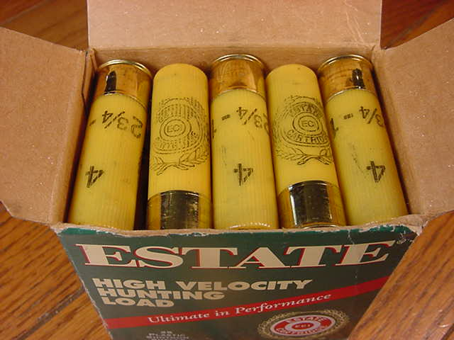 Box Of Estate High Velocity Hunting Load 20 Gauge 4 Shot 20 Ga For Sale ...