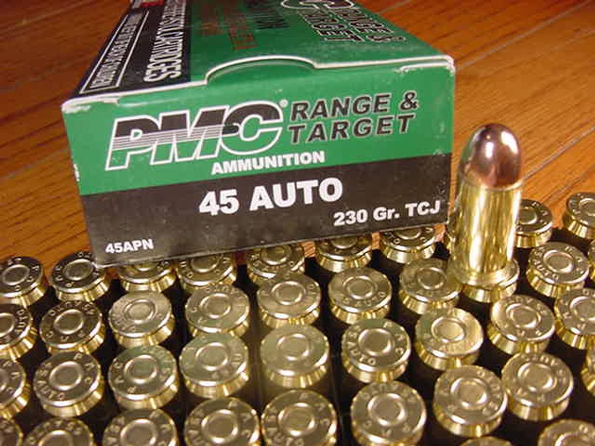 Box Of Pmc Range & Target .45 Auto. Full Metal Jacket .45 Acp For Sale ...