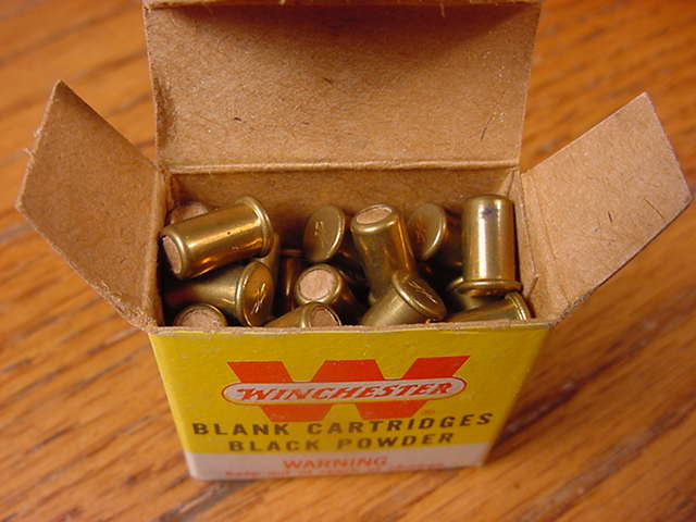 Box of Winchester Black Powder .22 Short Extra Loud Blank Cartridges ...