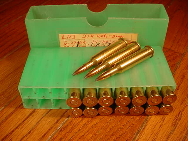 17 Rounds Of .219 Zipper Ackley Improved Semi-Jacketed Soft Point .219 ...