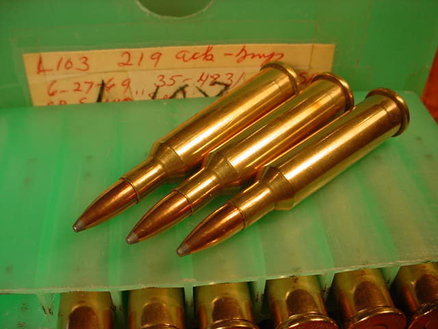 17 Rounds Of .219 Zipper Ackley Improved Semi-Jacketed Soft Point .219 ...