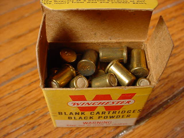 Box of Winchester Black Powder .22 Short Extra Loud Blank Cartridges ...