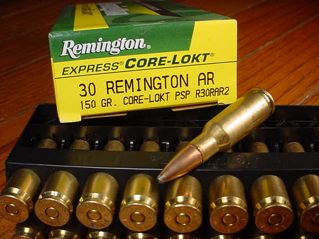 Box Of Remington Express Core-Lokt .30 Rem. Ar Semi-Jacketed Pointed ...