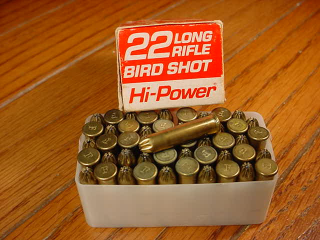 Box Of Federal Hi-Power .22 Long Rifle Bird Shot Cartridges .22 Lr For ...