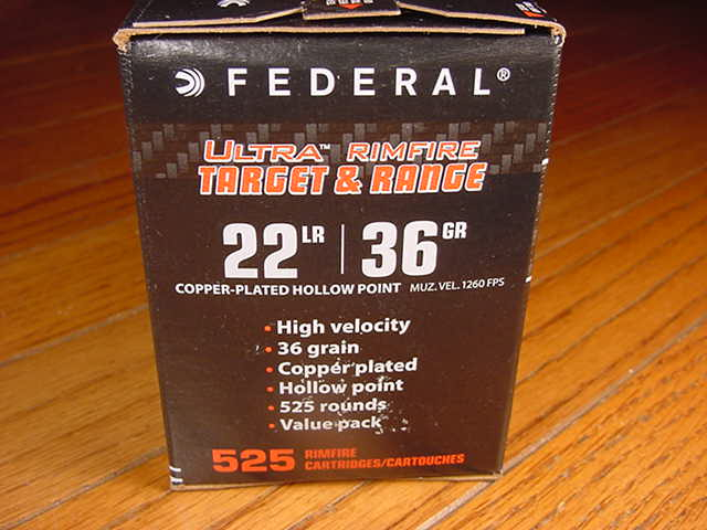 Pictures: 525 Round Pack of Federal Ultra TARGET & Range .22 LR Plated ...