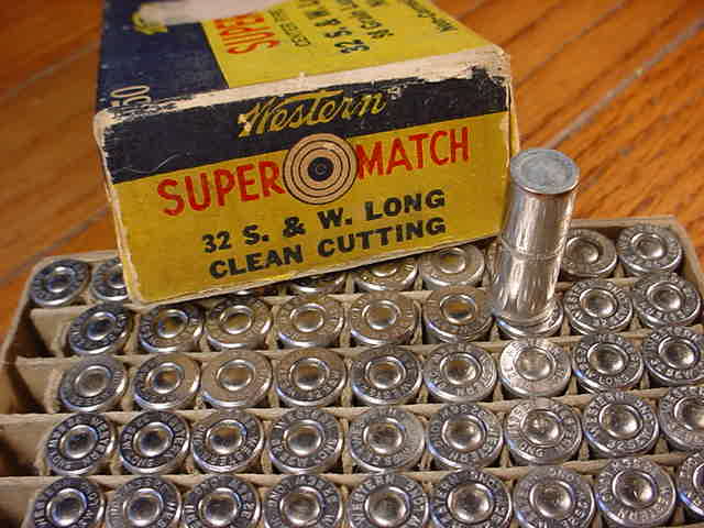 Partial Box Of Western Super Match .32 S&W Long Lead Wadcutter .32 S&W ...