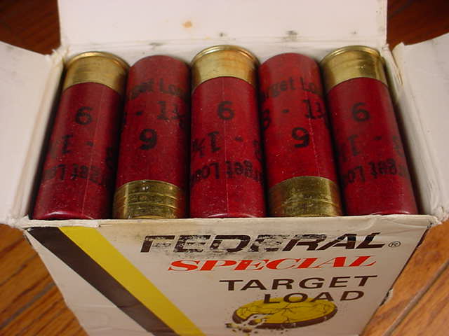 Box Of Federal Special Target Load 12 Gauge Number 9 Shot 12 Ga For ...