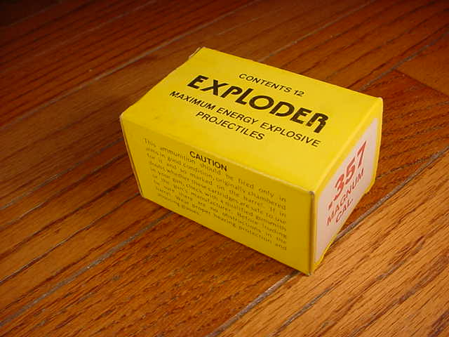 Partial Box Of Exploder .357 Magnum Maximum Energy Explosive ...