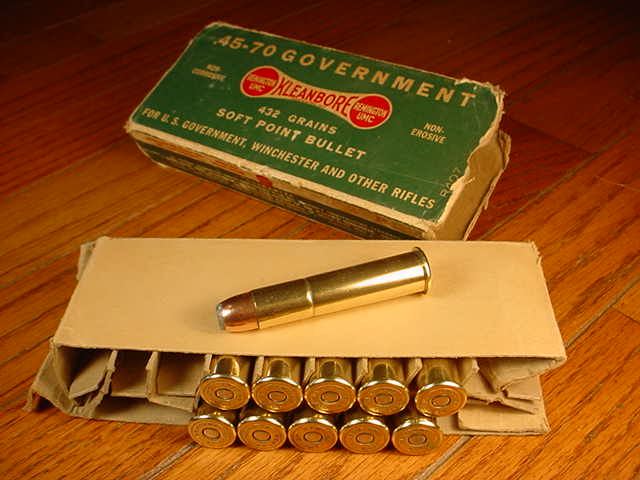 Partial Box of Remington Kleanbore .45-70 Goverment Semi-Jacketed Soft ...