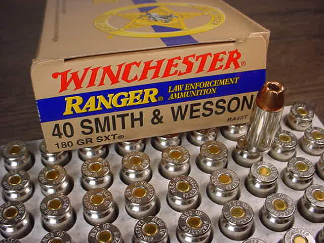 Box Of Winchester Law Enforcement Ranger Sxt .40 S&W Jacketed Hollow ...