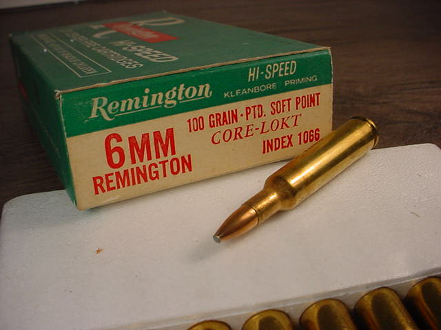 Box Of Remington Core-Lokt 6mm Rem. Semi-Jacketed Pointed Soft Point ...