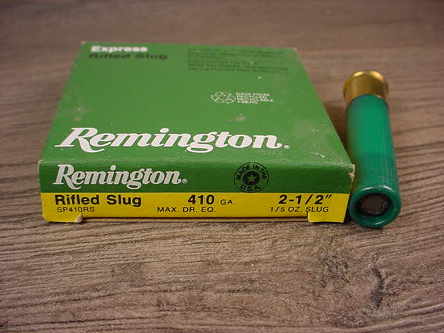 Box of Remington Express .410 Gauge Rifled Slugs 17237125 - GunAuction.com