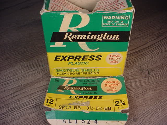 Partial Box of Remington Express Power Piston 12 Gauge Number BB Shot