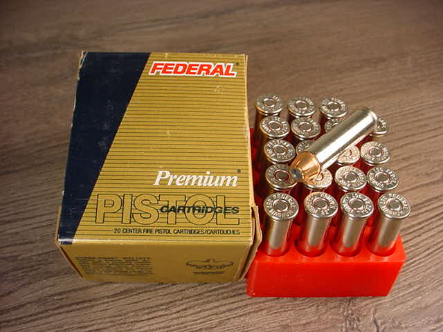 Federal Premium Ammunition Box Of Federal Hydra-Shok .357 Magnum ...