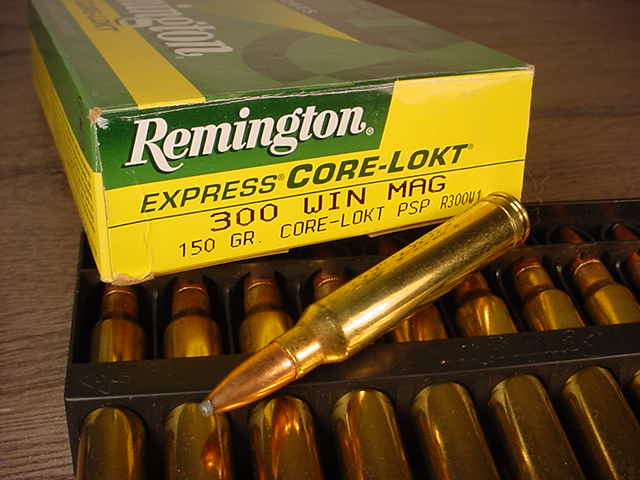 Box Remington Express Core-Lokt .300 Win. Magnum Semi-Jacketed Pointed ...