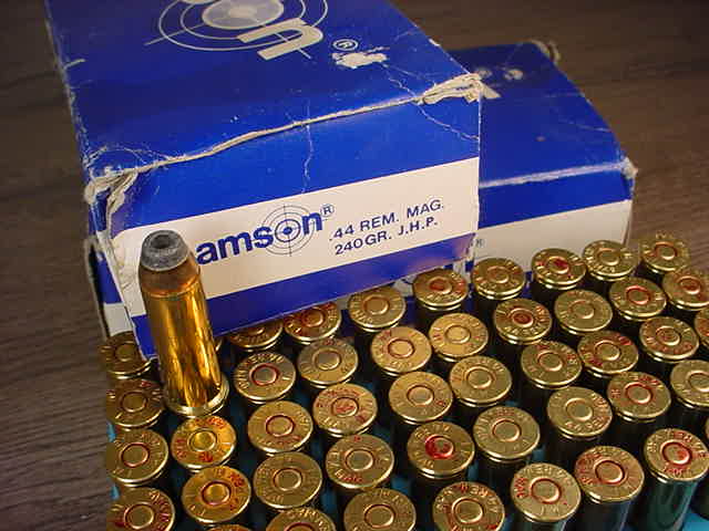 Box & A Partial Box Of Imi/Samson .44 Rem. Magnum Semi-Jacketed Soft ...
