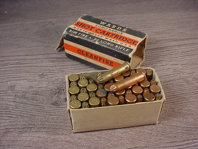 Partial Box Of Montgomery Ward Long Range .22 Long Shot Cartridges .22 ...