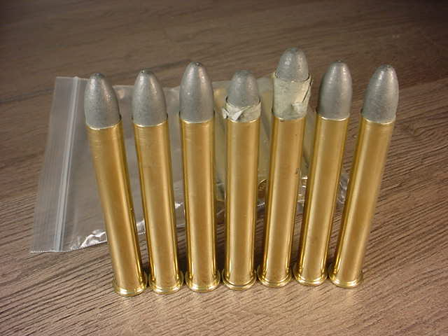 16 Rounds Of Mixed Reloaded .45-120 Sharps Lead Round Nose .45 Acp For ...