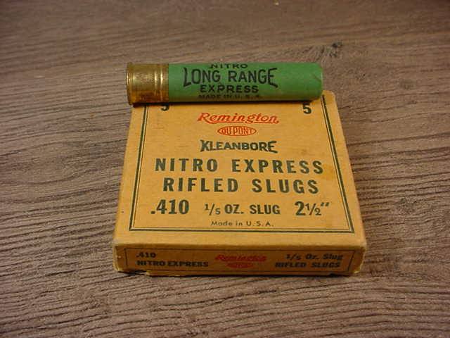 Box Of Remington Kleanbore Nitro Express Paper Hull .410 Gauge Rifled ...