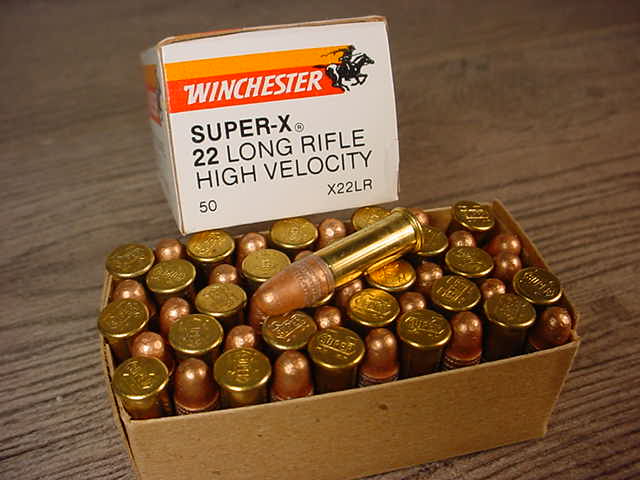 Pictures: Box of Winchester Super-X Lubaloy .22 Long Rifle Plated Solid ...