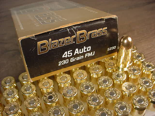 Box Of Cci Blazer Brass .45 Auto. Full Metal Jacket .45 Acp For Sale at ...