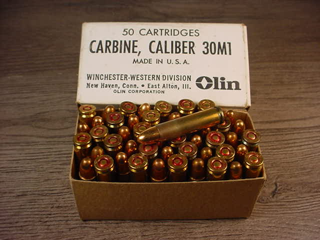 Box of Winchester-Western Carbine, Caliber 30M Full Metal Jacket