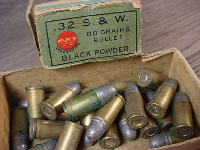 Partial Box of Remington .32 S&W Black Powder Lead Round Nose 17264636 ...