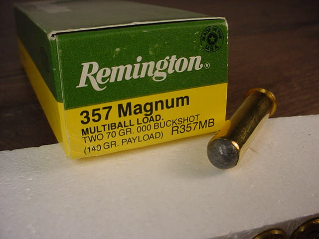 Box Of Remington Multiball Load .357 Magnum Lead 000 Buckshot .357 Magnum For Sale at GunAuction ...