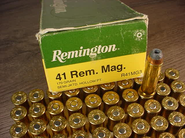 Box Of Remington .41 Rem. Magnum Semi-Jacketed Hollow Point .41 Magnum ...