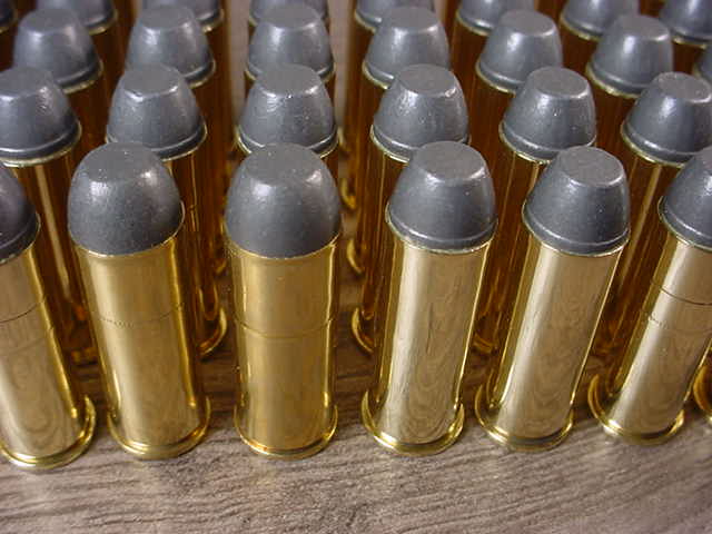 50 Rounds Of Reloaded .45 Colt Lead Round Nose Flat Point .45 Long Colt ...