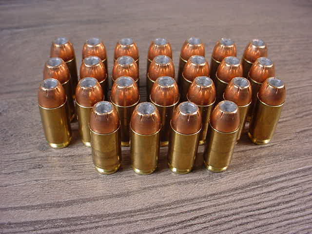 25 Rounds Reloaded .41 Action Express Jacketed Hollow Point