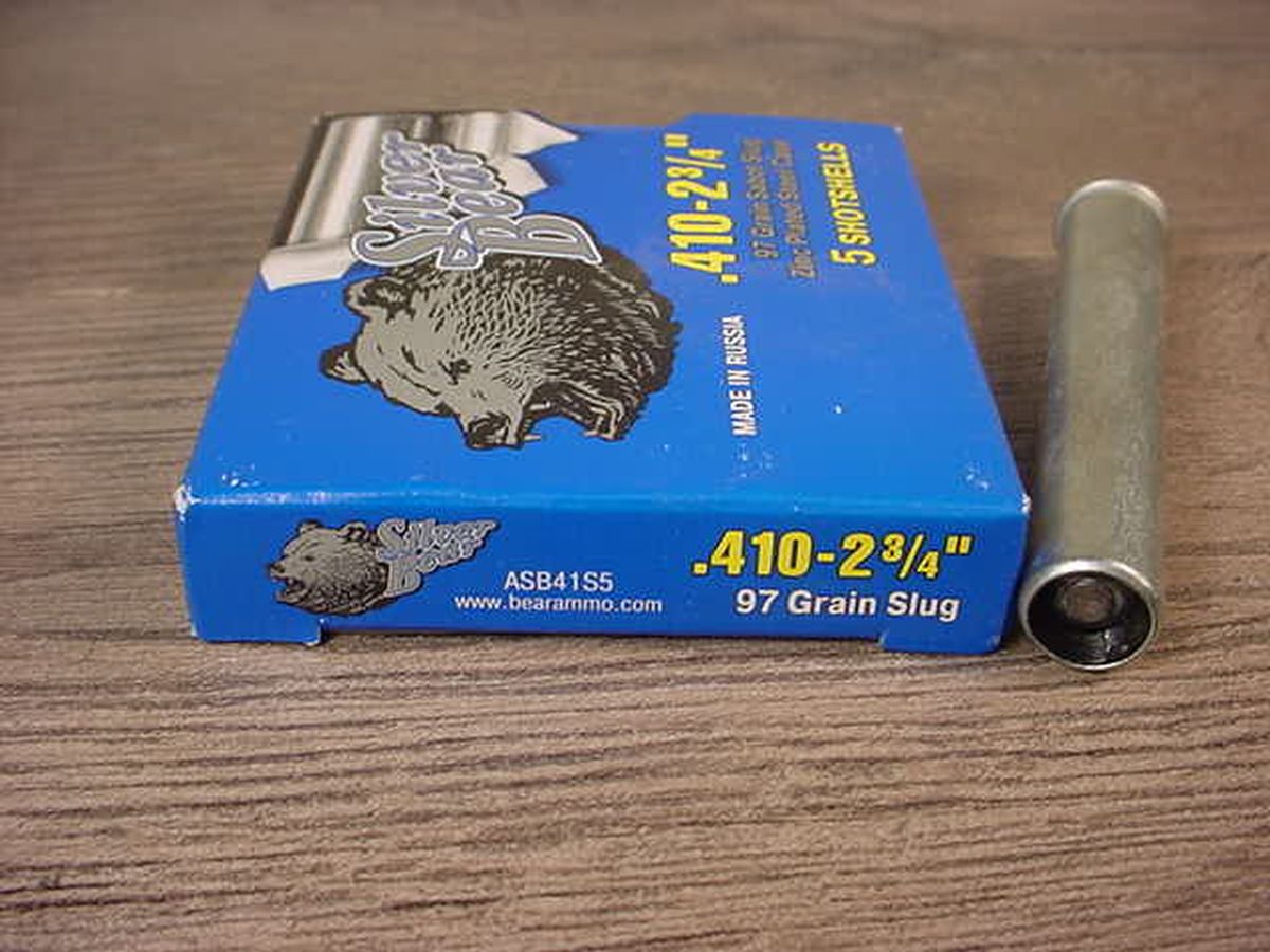 Box Of Silver Bear .410 Gauge Sabot Slug .410 Ga For Sale at GunAuction ...