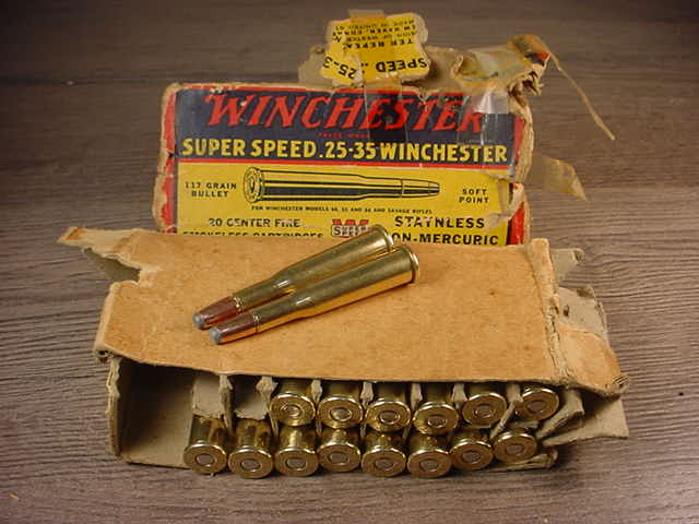 16 Rounds Of Winchester Super Speed .25-35 Win. Semi-Jacketed Soft ...