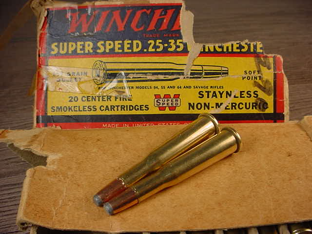 16 Rounds Of Winchester Super Speed .25-35 Win. Semi-Jacketed Soft ...