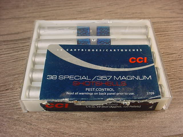 CCI Ammunition Package of CCI .38/.357 Shotshell Cartridges .38 Special ...