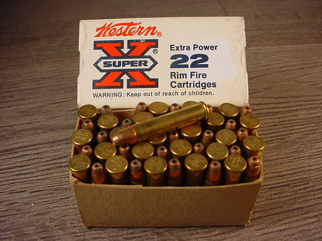 Western Cartridge Company Box of Western Super-X Extra Power .22 Win ...