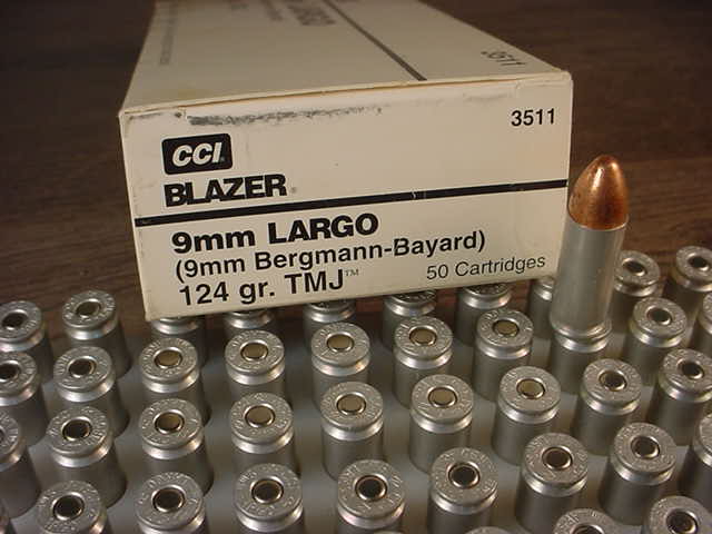 Box Of Cci Blazer 9mm Largo/Bergmann-Bayard Total Metal Jacket 9mm ...