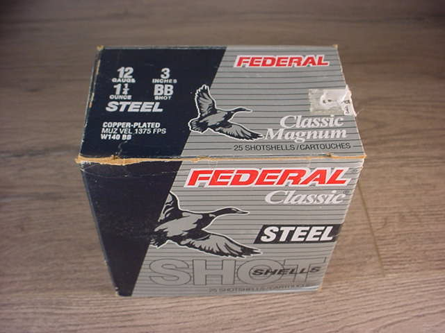 Partial Box Of Federal Classic Magnum Steel 12 Gauge 3 Inch Number Bb ...