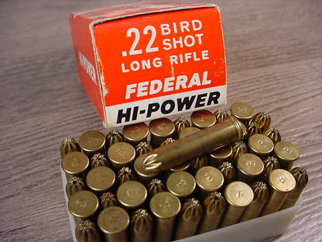 Box of Federal Hi-Power .22 Long Rifle Shot Cartridges .22 LR 17290013 ...
