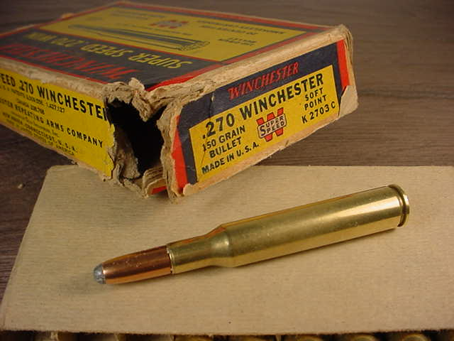 Partial Box Of Winchester Super-Speed .270 Win. Semi-Jacketed Soft ...