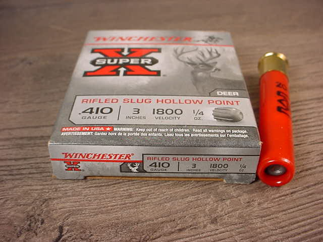 Box of Winchester Super-X .410 Gauge 3 Inch Hollow Point Rifled Slugs ...